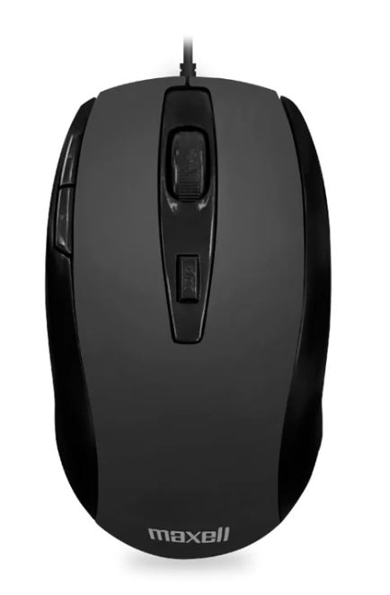 Mouse Maxell MOWR-105 cableado optico 5 botones GRIS | AEON