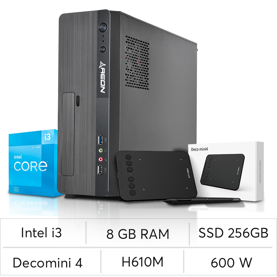 PC Aeon Design Slim i3 12TH | AEON