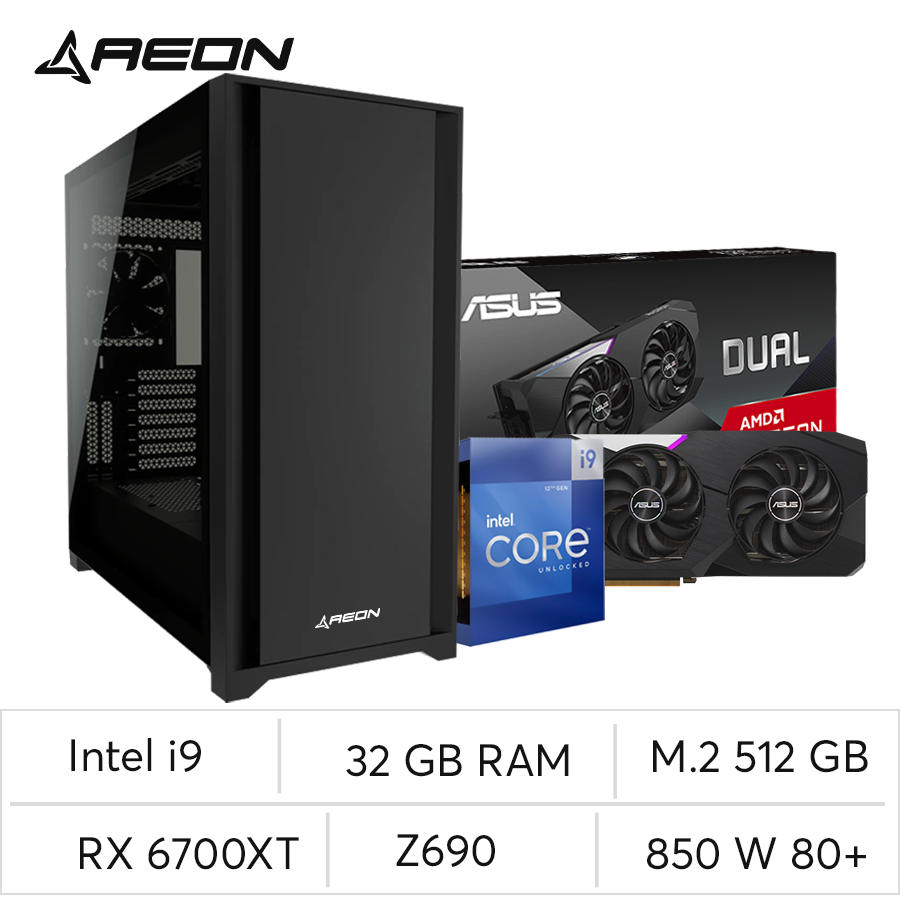 PC Aeon i9 RX 6700XT 12GB OC | AEON