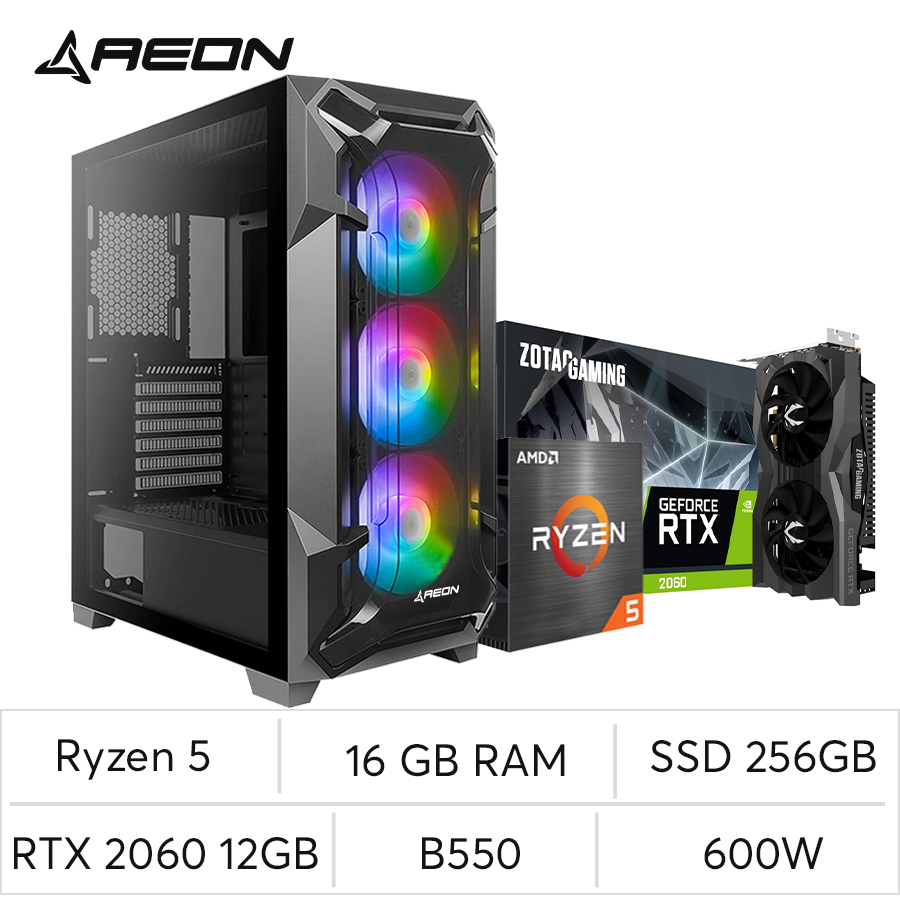 Pc Aeon Ultra Gaming Ryzen 5 RTX 2060 | AEON