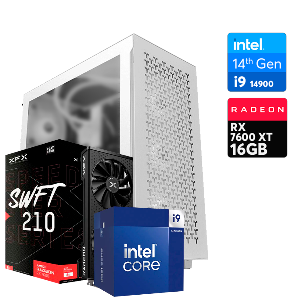 PC V350 PRO Intel i9 14900, RX 7600 XT 16GB, DDR4 16GB, M.2 2000GB ...