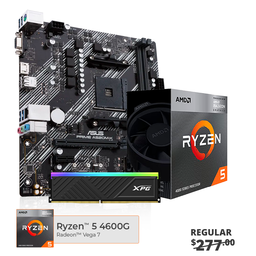 Upgrade Kit Ryzen 5, Chipset A520M-K, DDR4 16GB | AEON