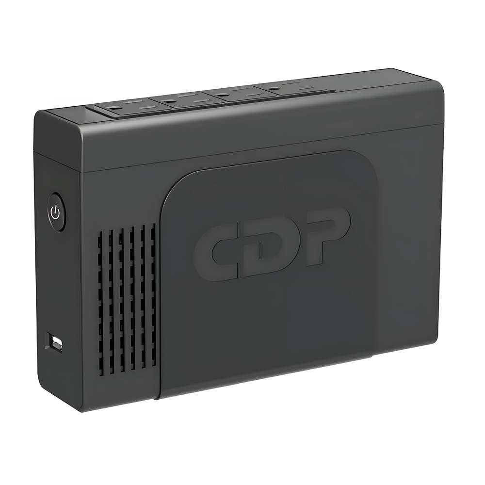 UPS CDP LI-504, 500VA/250W 4 Output, 1 USB , Charger Port Compact Lithium,120V AC | AEON