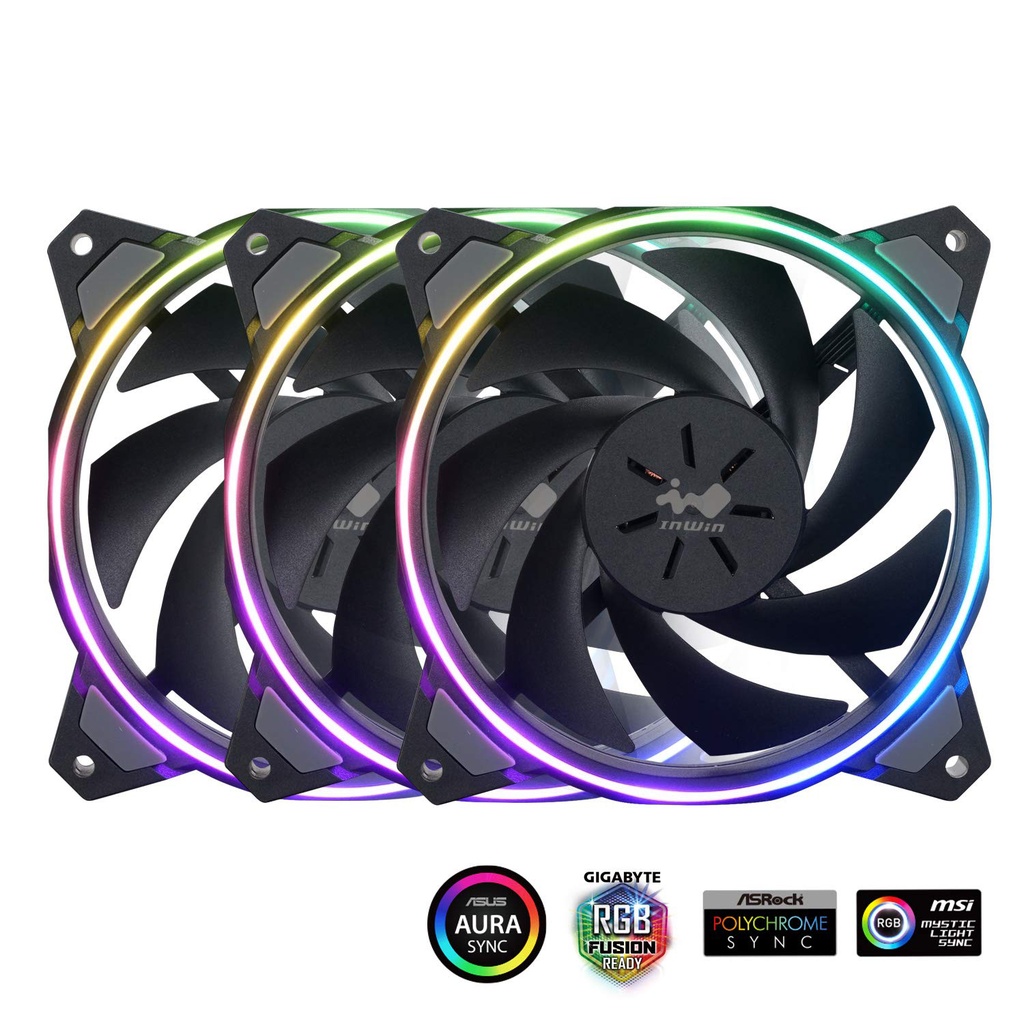 Ventiladores InWin Sirius Loop Triple Pack RGB SP - Adressable | AEON