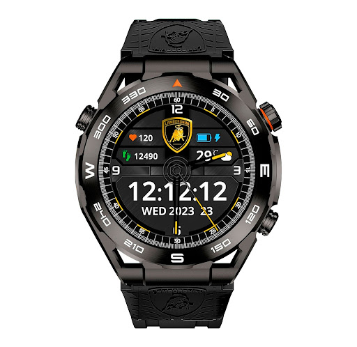 Smartwatch Lamborghini, V12, IP67, 7-10 Dias, Bluetooth - LB-SW-V12GTN ...