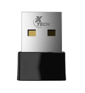 Adaptador Xtech, nano USB inalambrico WiFi AC de doble banda 600Mbps, XTC-600 | AEON