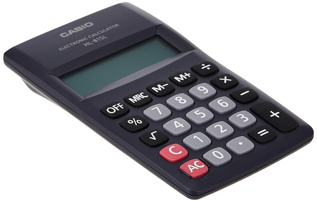 Calculadora CASIO HL-815L BK, Calculadora de Bolsillo de 8 digitos | AEON