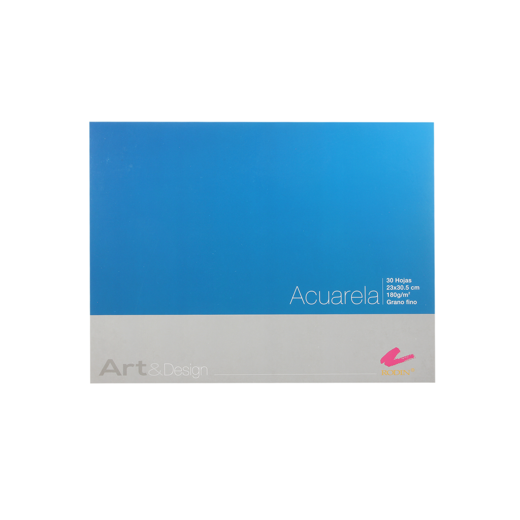 Block de papel para Técnica Acuarela 300g - 30 hojas 23x30.5cm Rodin | AEON