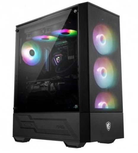 Case MSI MAG Forge 112R, Panel Vidrio Templado, Ventiladores ARGB | AEON