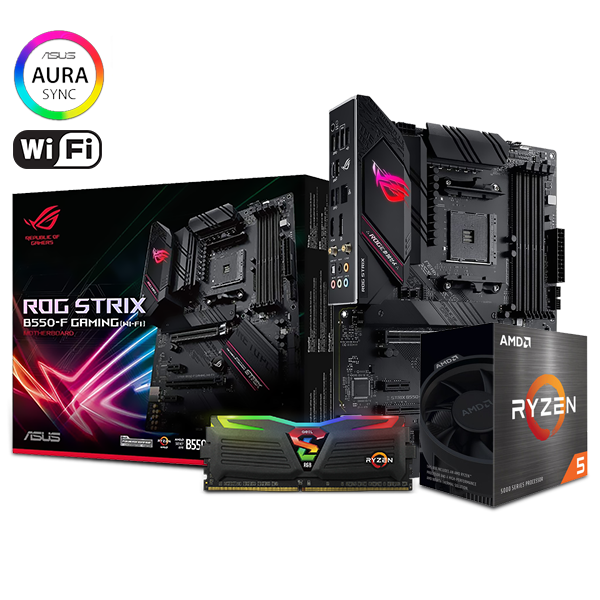 KIT Ryzen 5600X + DDR4 8GB 3000Mhz RGB + B550F ROG STRIX | AEON